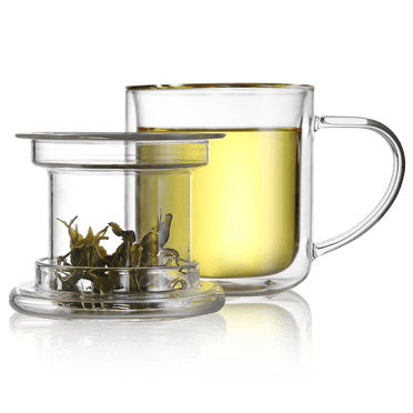 Primula 12 oz. Borosilicate Glass Personal Tea Brewer with Loose Tea ...