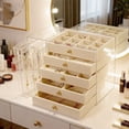 5 Layer Large Capacity Acrylic Jewelry Organiser Box for Accessories ...
