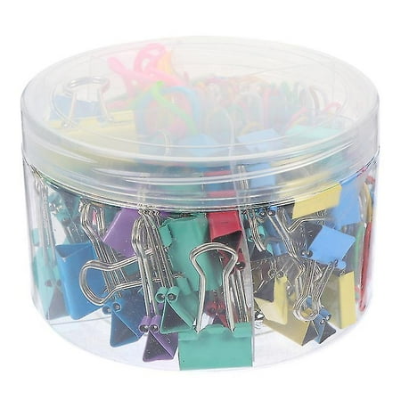 4X2.5cm assorted color paper clips & clamps 1 box of iron files clips ...