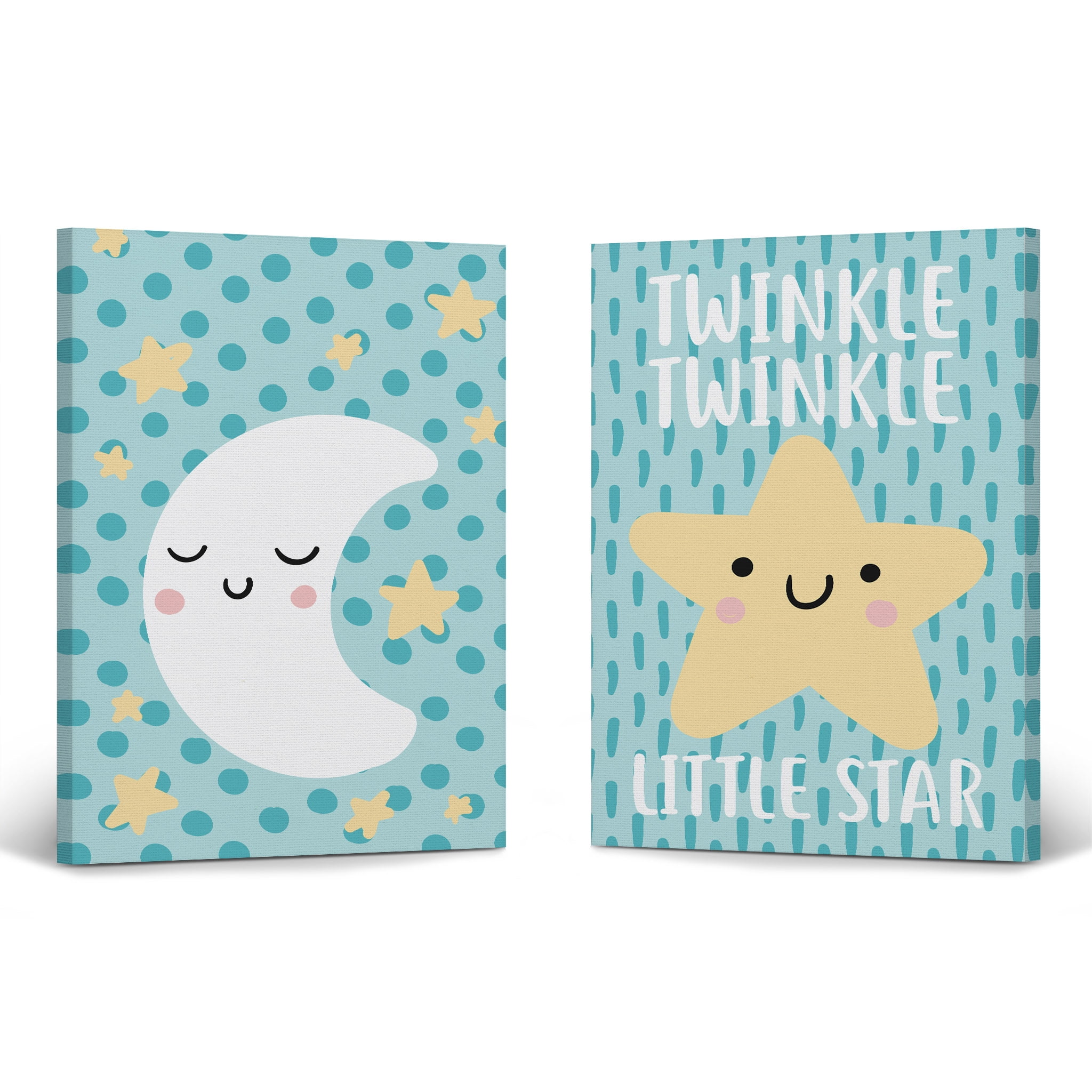 Smile Art Design Twinkle Twinkle Little Star Lettering Star Blue ...