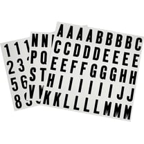 The Hillman Group 1" Die-Cut Letters and Numbers Kit, Black - Walmart.com