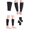 Adjustable Compression Leg Sleeve for Men Women Breathable Calf Running ...