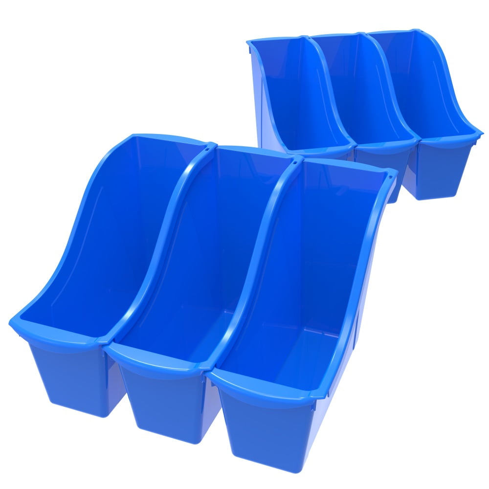 Click here for Storex Small Book Bin  Blue (Case Of 6) prices