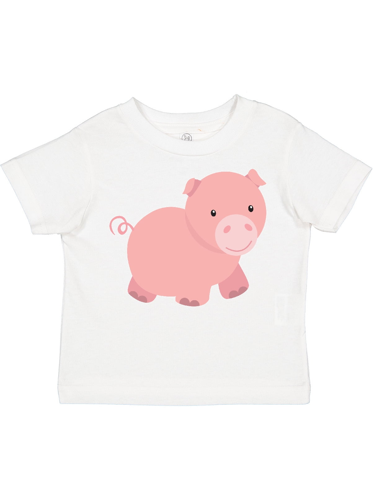 Inktastic Cute Little Pink Farm Pig Gift Toddler Boy or Toddler Girl T ...