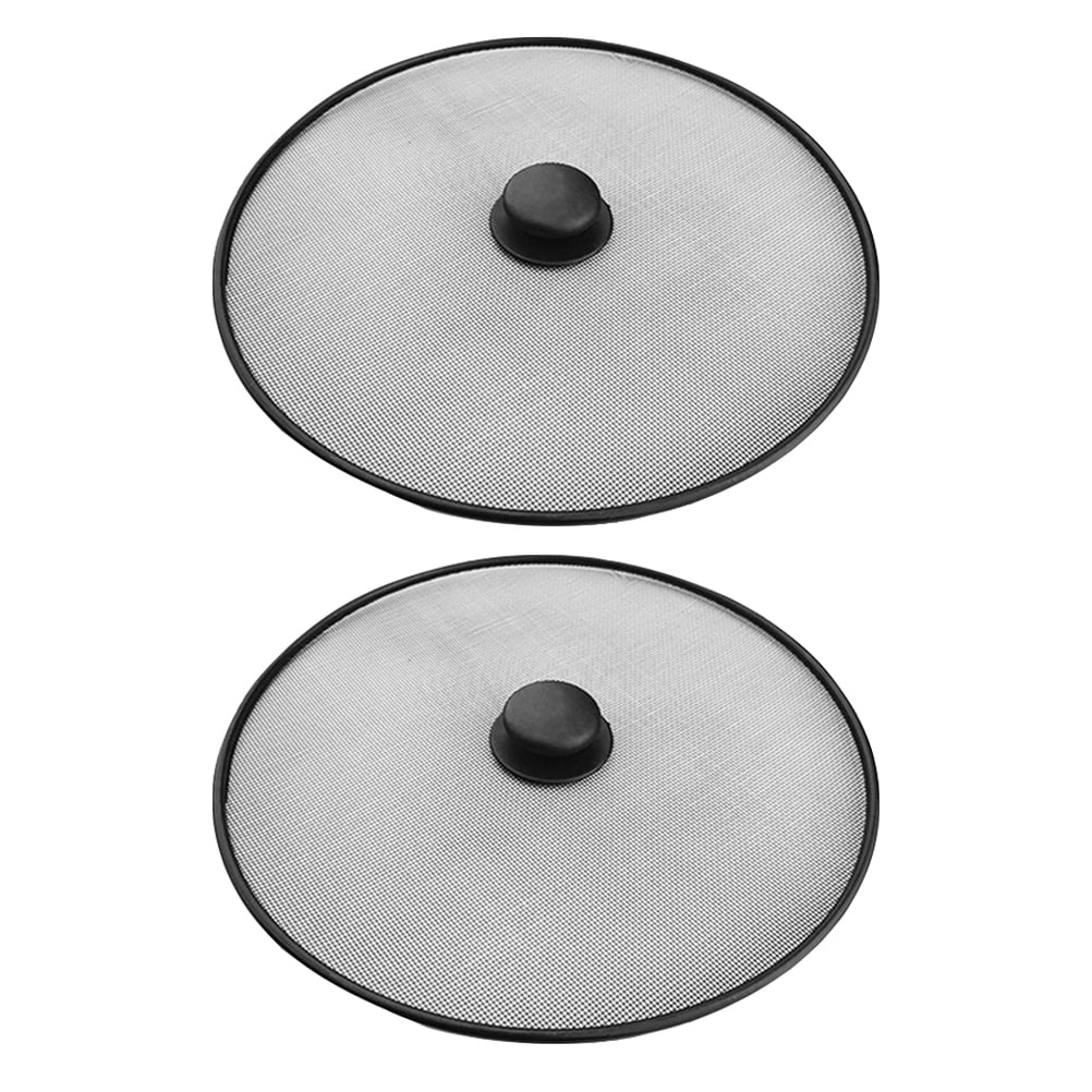 Splatter Guard Cover Oil Screen Grease Pan Frying Lid Dome Pot Cooking ...