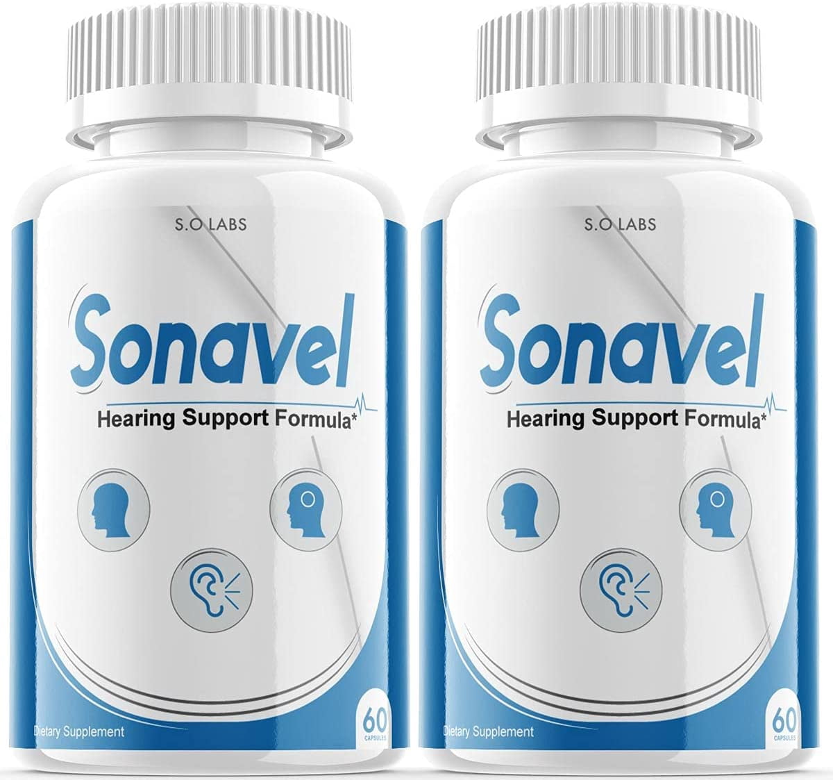 (2 Pack) Sonavel Supplement Pills- For Hearing Support Tinnitus ...