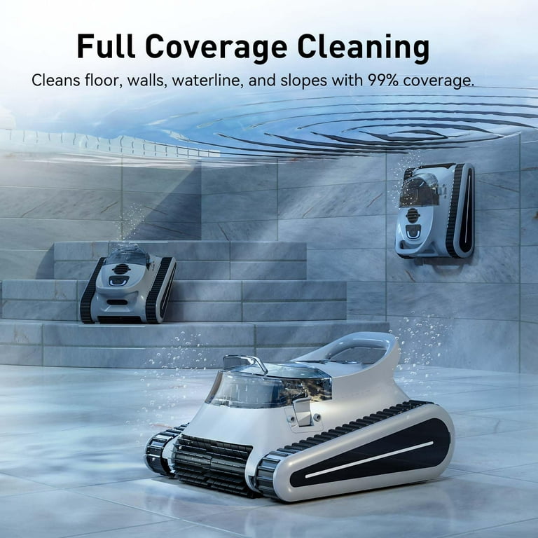 Seauto 2024 Crab Robotic Pool Cleaner, Cordless Seauto 2024 Crab Robotic Pool Cleaner, Cordless