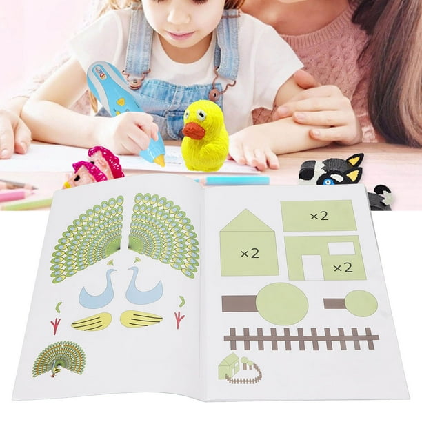 3D Pen Paper Stencils, 40 Patterns 3D Printer Drawing Paper Colorful ...