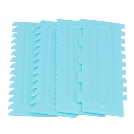 Cake Decorating Comb Set, 8.7X2.8 Inch Cake Scraper Cake Smoother Cream ...
