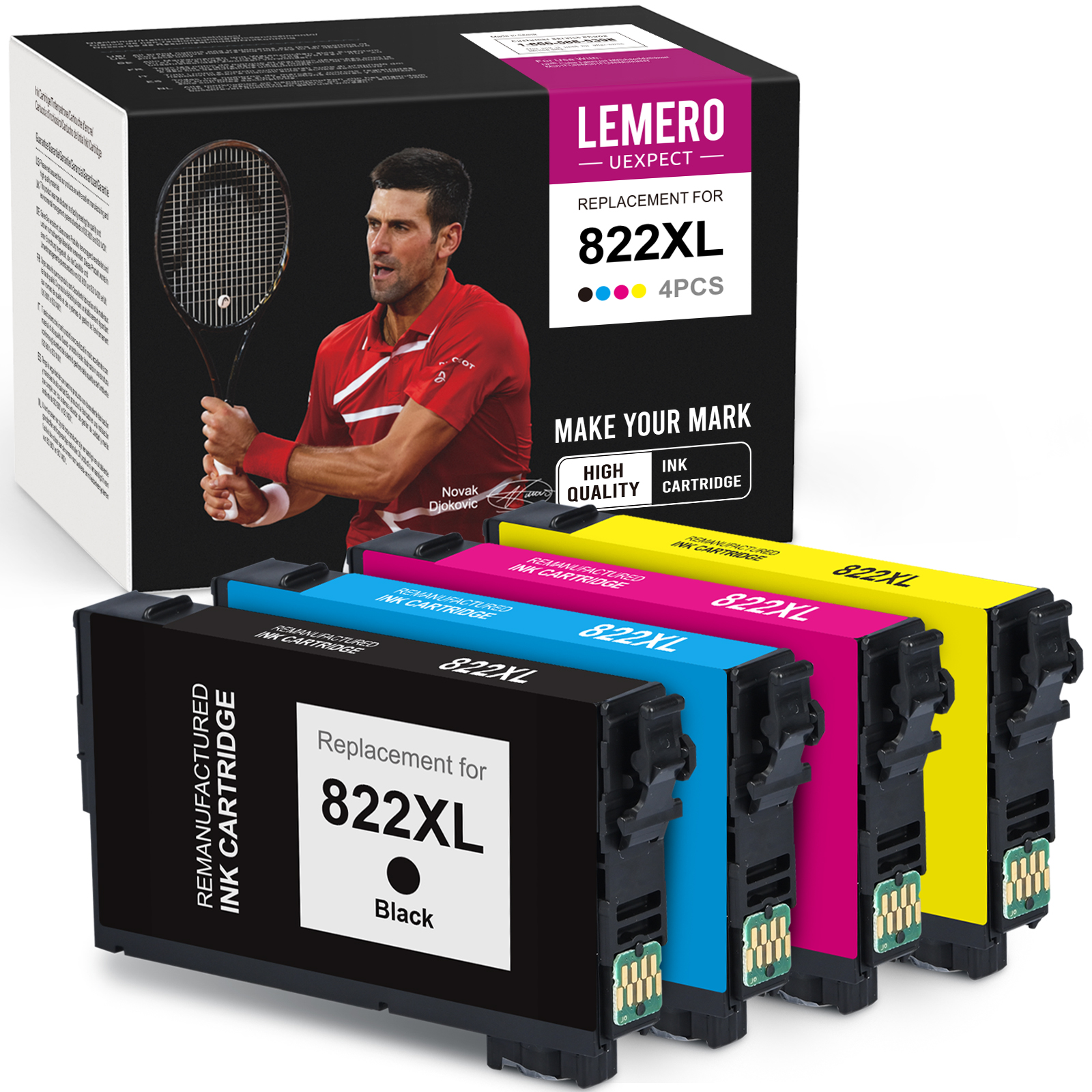 LemeroUexpect ink for Epson 822XL 822 XL T822XL Ink Cartridges for ...