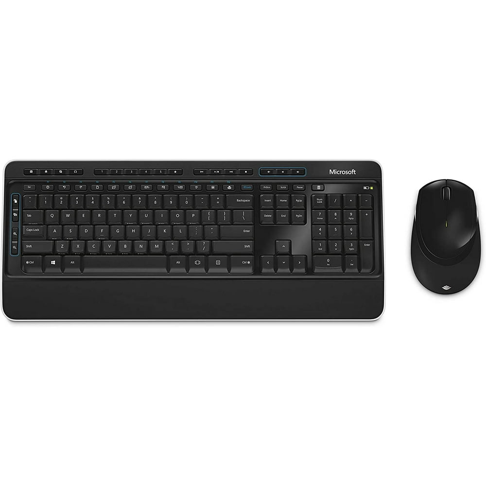 Microsoft Wireless Desktop 3050 Keyboard and Mouse Set - Walmart.com ...