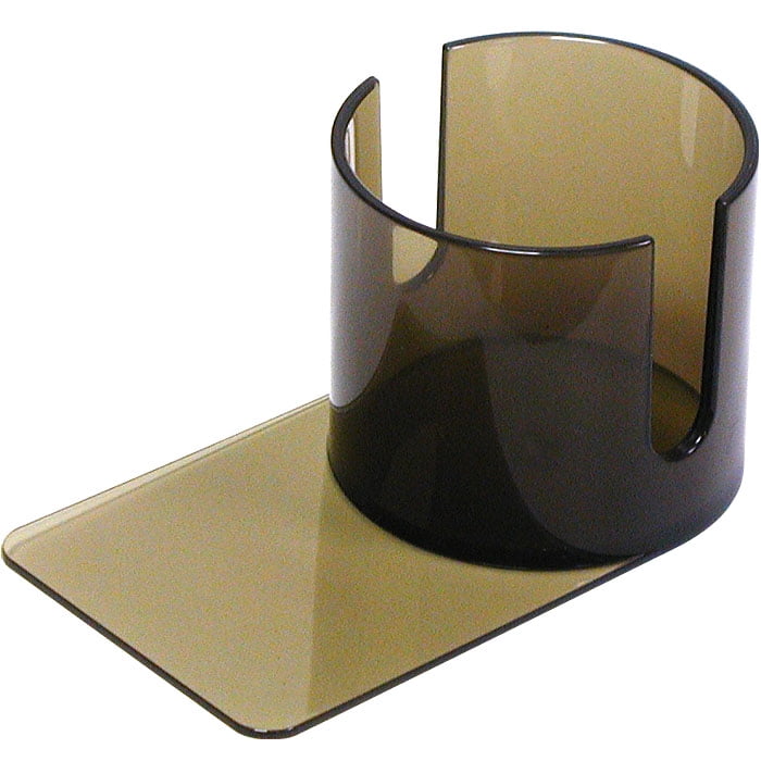 Plastic Cup Holder - Smoke (Slide under) w/Cutouts - Walmart.com