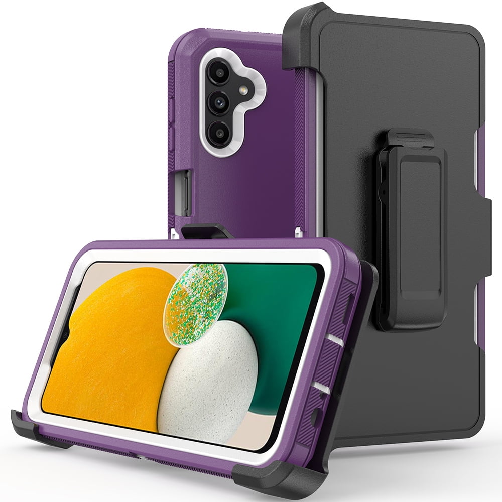 TASHHAR Samsung Galaxy A04S Case/A13 5G Case with Belt Clip Holster ...