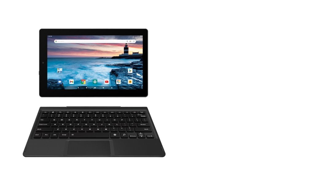 RCA 11 Delta Pro Android Laptop Tablet with Detachable Keyboard, 32GB ...