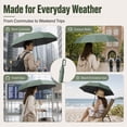 Automatic Folding Umbrella with Hook – Rain Buckle Umbrella, Portable ...