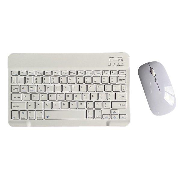Rechargeable Bluetooth Keyboard and Mouse Combo Ultra-Slim Portable ...