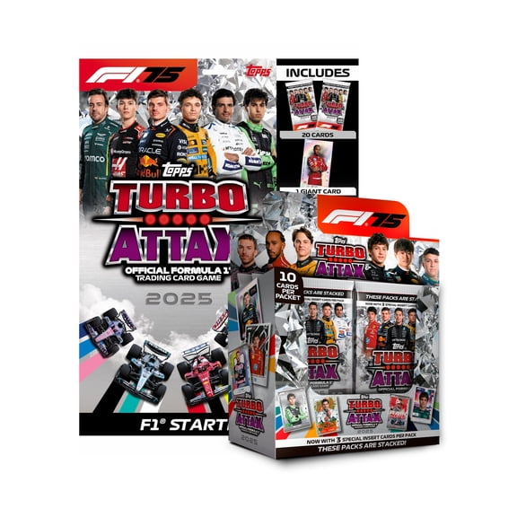 2025 Topps Turbo Attax Formula 1 Cards - Box & Starter Pack Set (Album ...