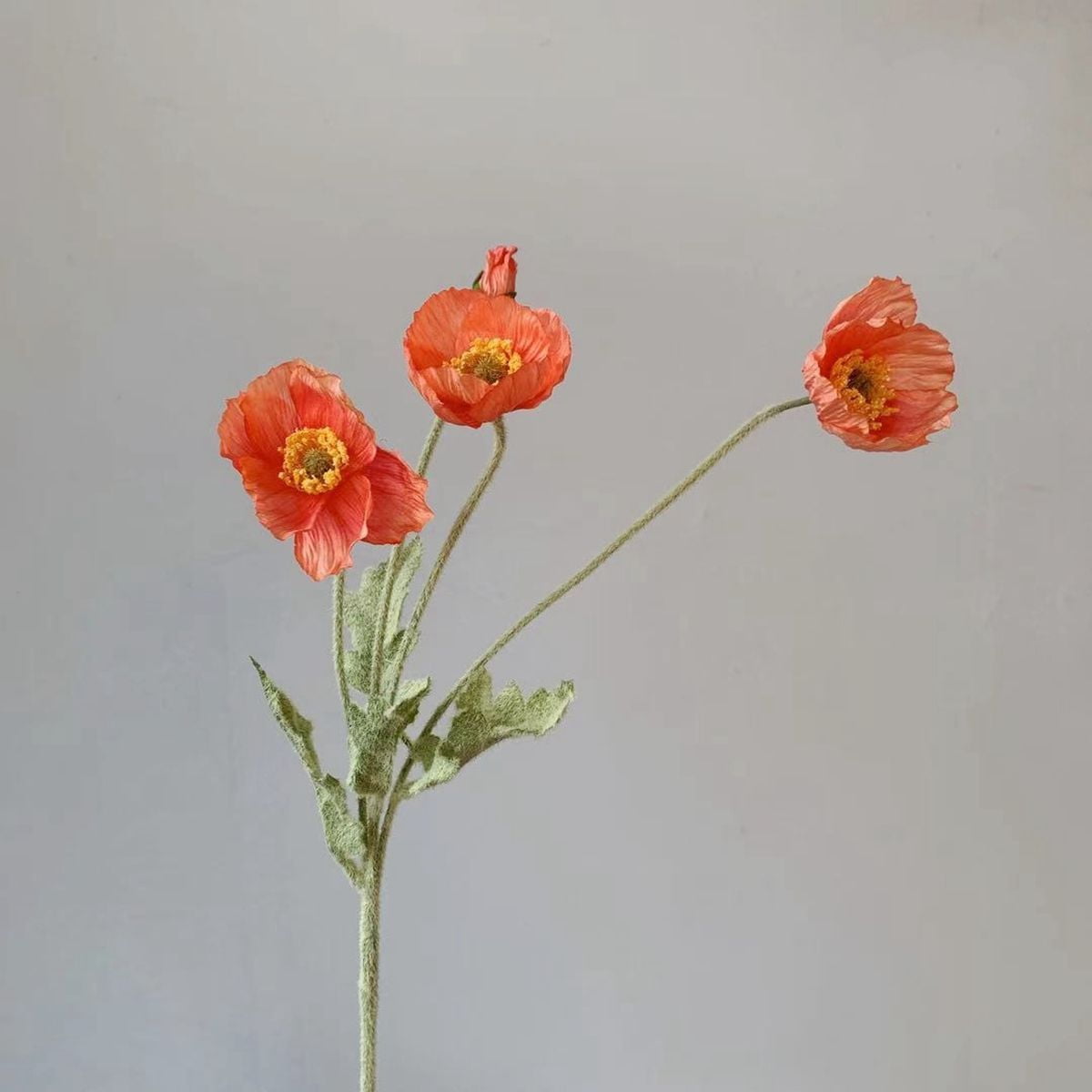 Wedding Decoration Bridal Real Touch Gorgeous Realistic Flocking Stem ...