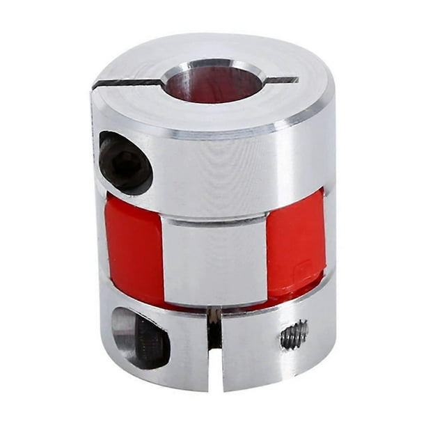 Acoplador de eje, acoplamiento de eje flexible, junta de acoplador flexible de 8 mm x 10 mm ...