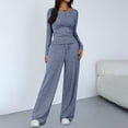 Aellinatey 2 Piece Lounge Sets for Women Fall Outfits Long Sleeve Wide ...