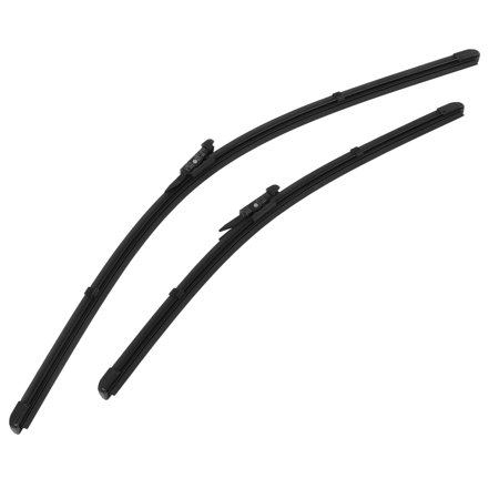 Front Windshield Wiper Blade, 61cm+48cm Low Noise Windscreen Wiping ...