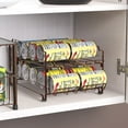 Simple Houseware Kitchen Storage Item: Dual Row Front Loading Can ...