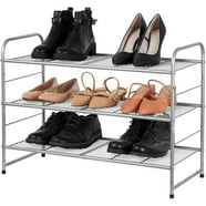 Seville Classics Expandable and Adjustable Shoe Rack Organizer, for ...