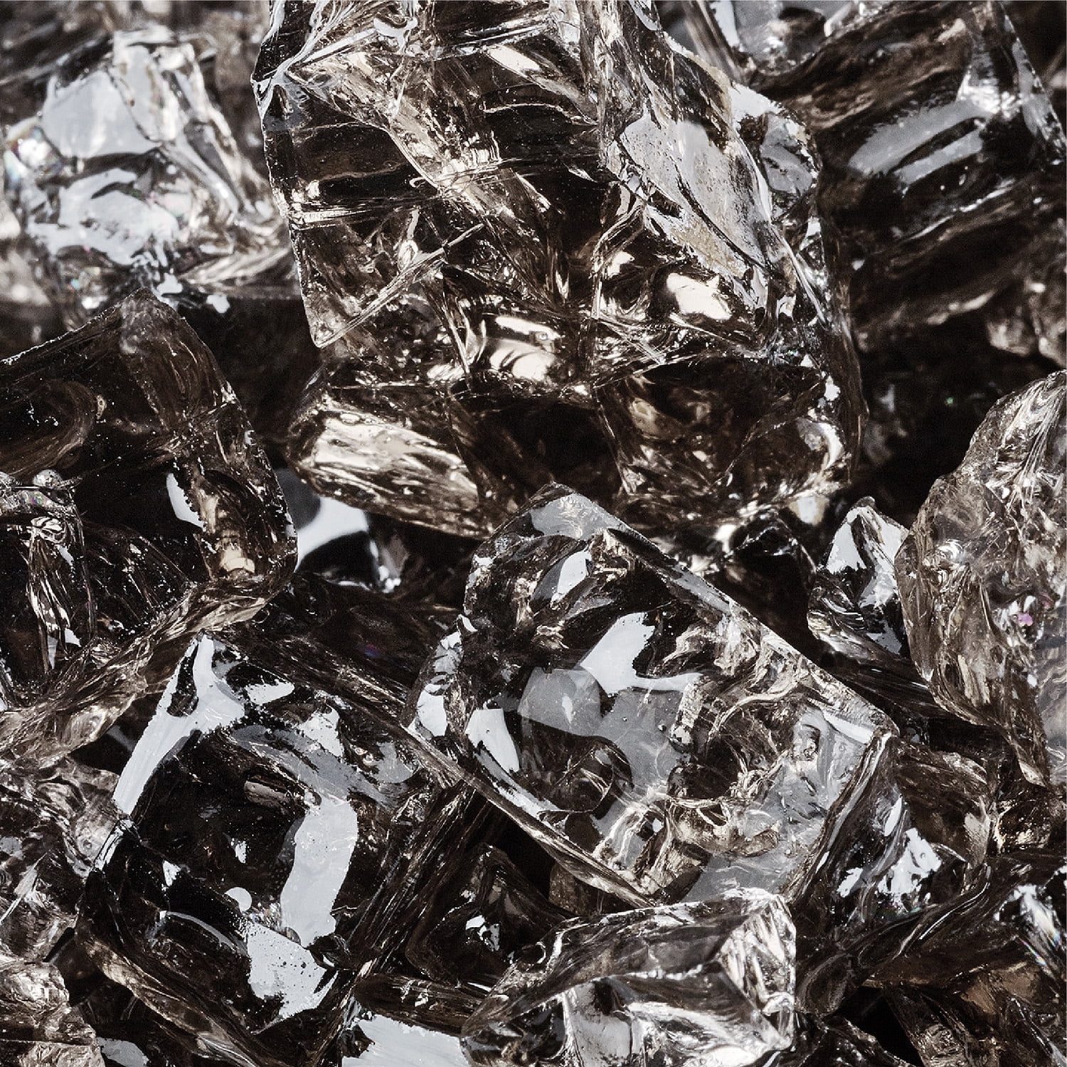 Amber Fire Glass | Bronze, Original Fire Glass, 1/2" | 10 lbs - Walmart.com