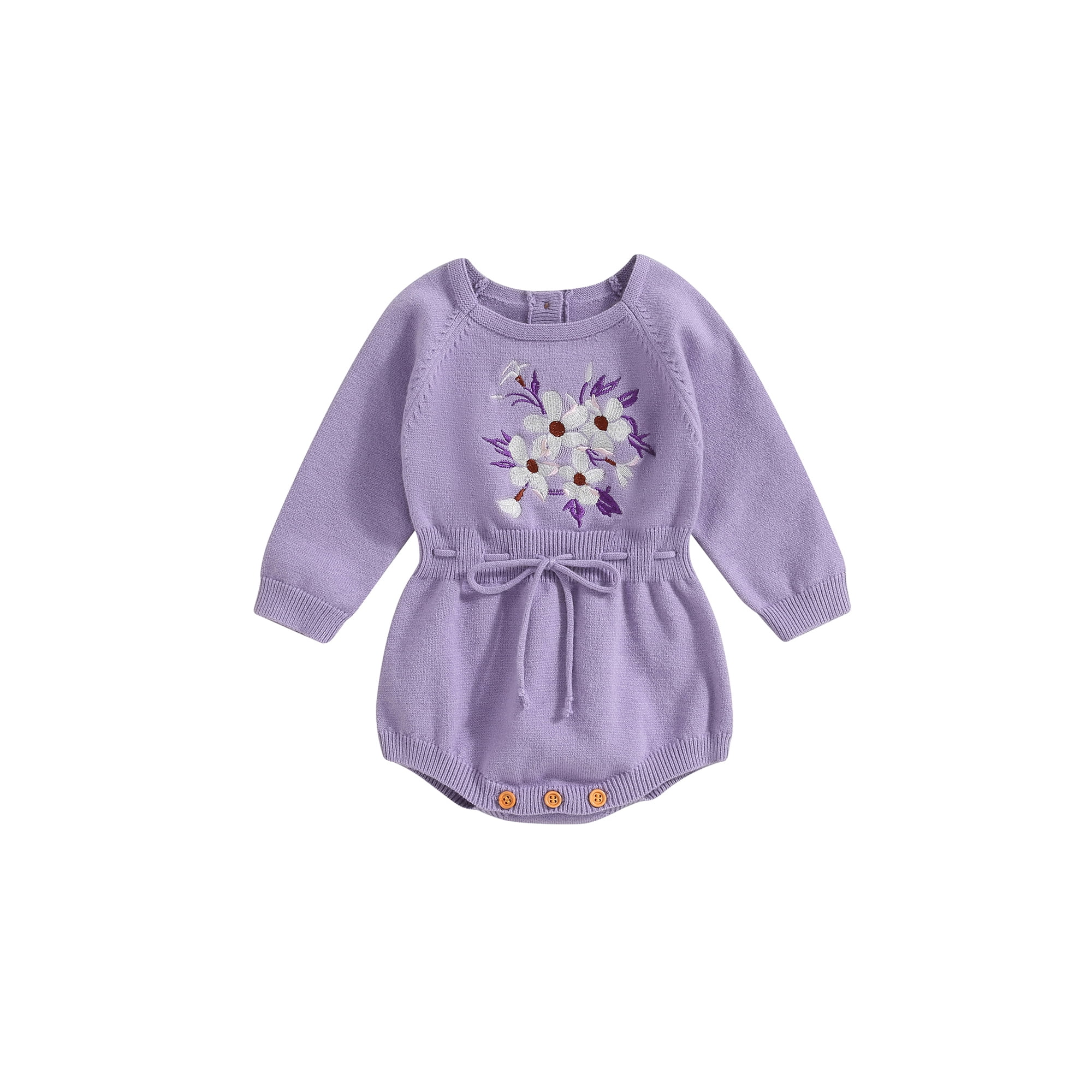Click here for Fortune Baby Girl Knitted Romper Sweater Long Slee... prices
