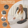 Orthopedic Bed Wedge Pillow Set 4Pcs, Adjustable Memory Foam, Pillow ...