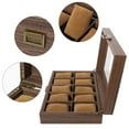 Uten Wood Watch Box, Watch Storage Case, Watch Organizer with Glass ...