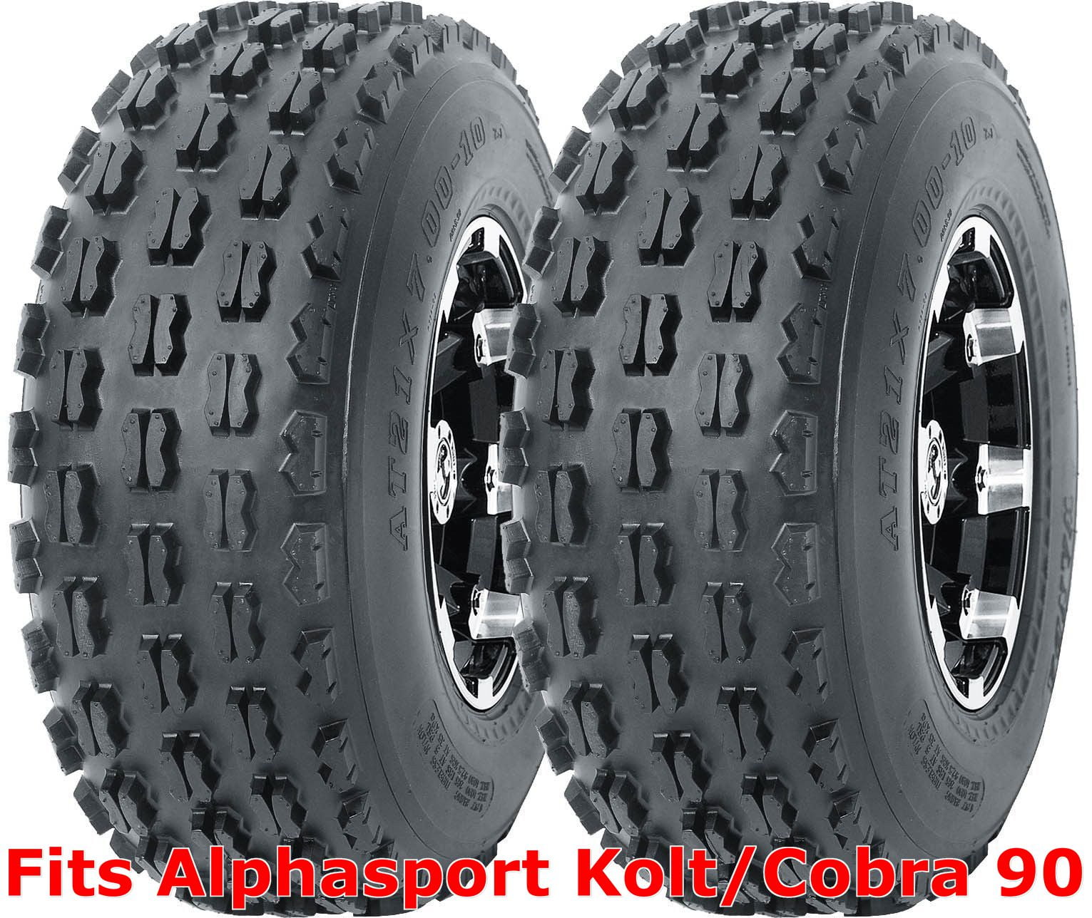 WANDA ATV tires 19x7-8 19x7x8 for Alphasport Kolt/Cobra 90 front P327 ...