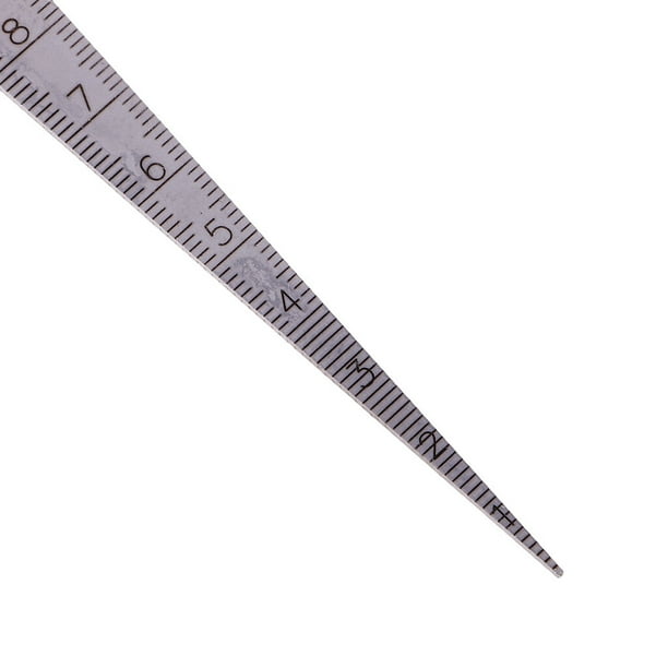 Welding Taper Feeler Gauge Gage Depth Ruler Gap Hole measurements. The ...