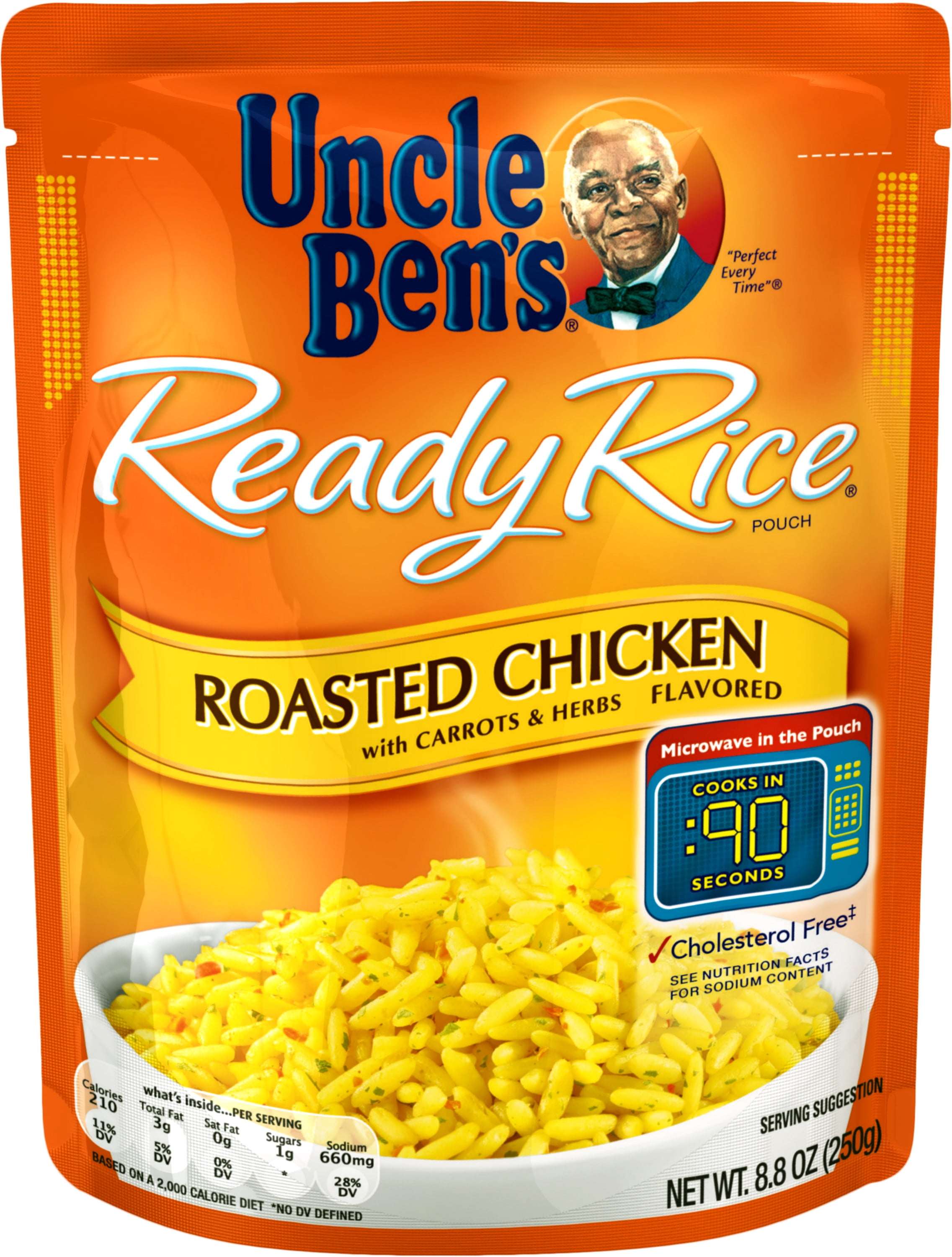 UNCLE BEN'S Ready Rice: Roasted Chicken, 8.8oz - Walmart.com