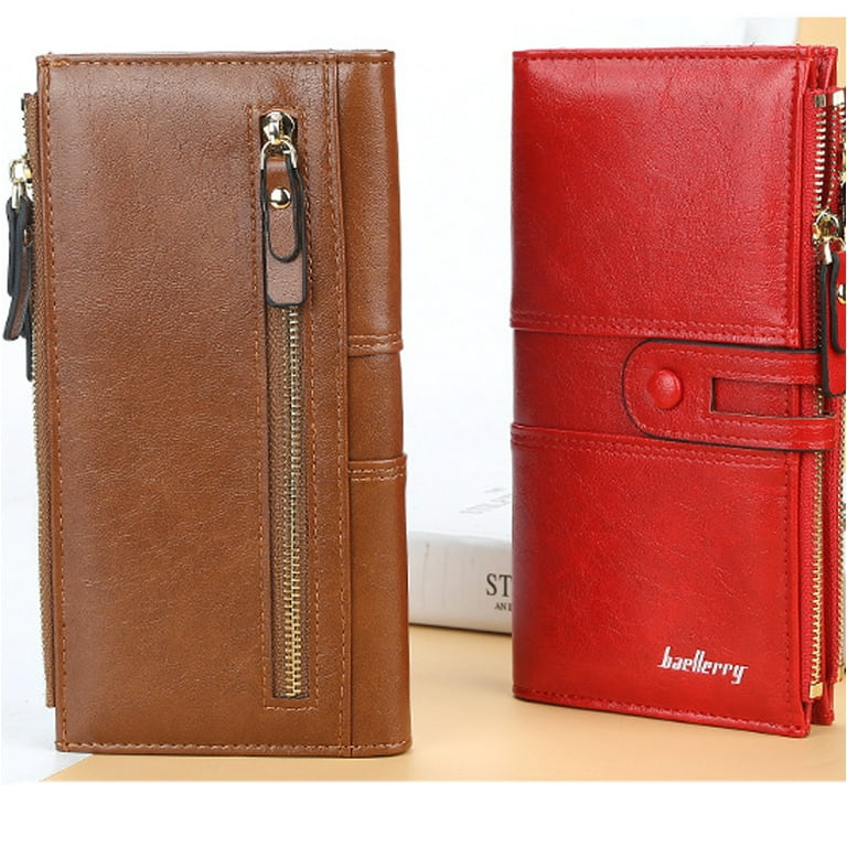 Women Luxury Wallet Long PU Leather Wallet Card Holder