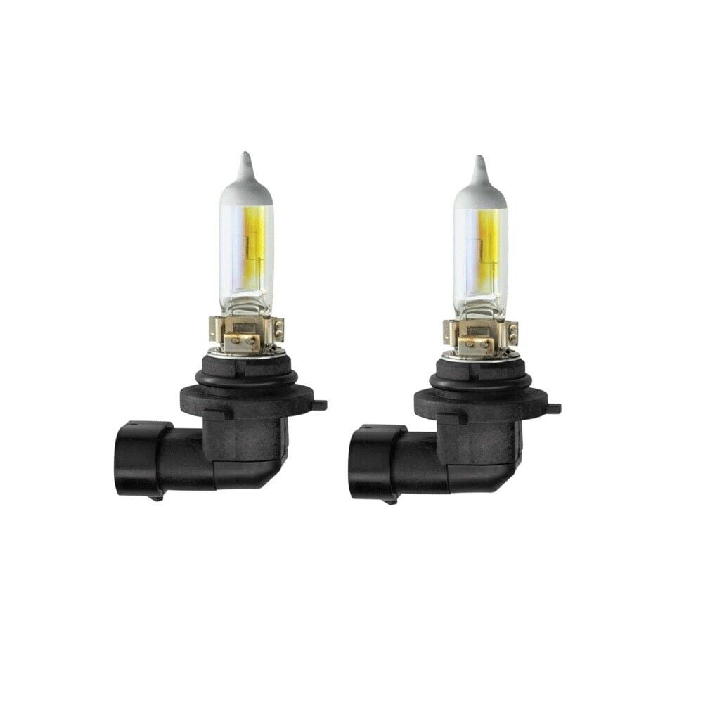 Halogen Headlight Xenon Lightbulb 12V 100W 5000K Pair Yellow High Low ...