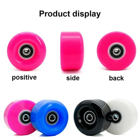 4 Pieces Skate Wheel Replacement Modified Parts Accessories Thick ...