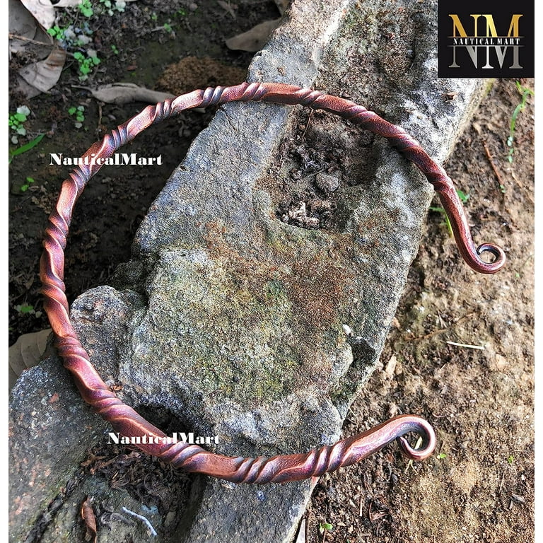 White Women Viking Torc Necklace