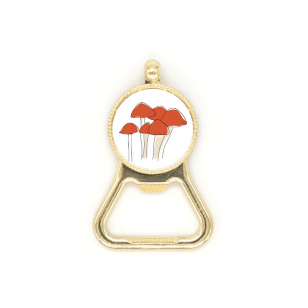 De dibujos animados patron Mushroom linea ilustrar Botellas de cerveza ...