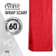 Evolve Women's Fashion Head Wrap Scarf, Red, 1 Count - Walmart.com