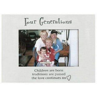 4X6 FOUR GENERATIONS PLAQUE PHOTO FRAME - Walmart.com