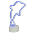 Northlight 10.25" Blue Dolphin LED Neon Style Table Sign with ...