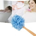 3Pcs Set Large Bath Puff Loofah Sponge with Long Handle, Shower Mesh ...