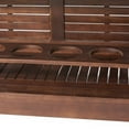 Ashlin Outdoor Acacia Wood Bar, Rich Mahogany - Walmart.com