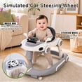 5-In-1 Baby Walkers With Wheels, Activity Walker For Boys Girls 6-18 ...