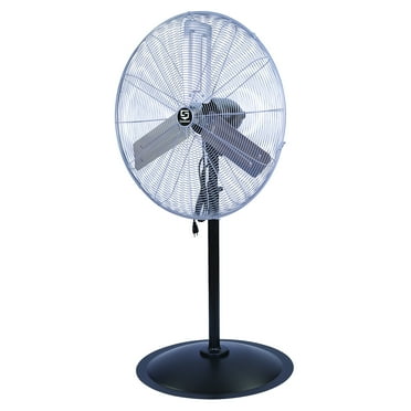 Garrison 3-Speed Industrial Oscillating Pedestal Fan, 30 In., 9,500 Cfm ...