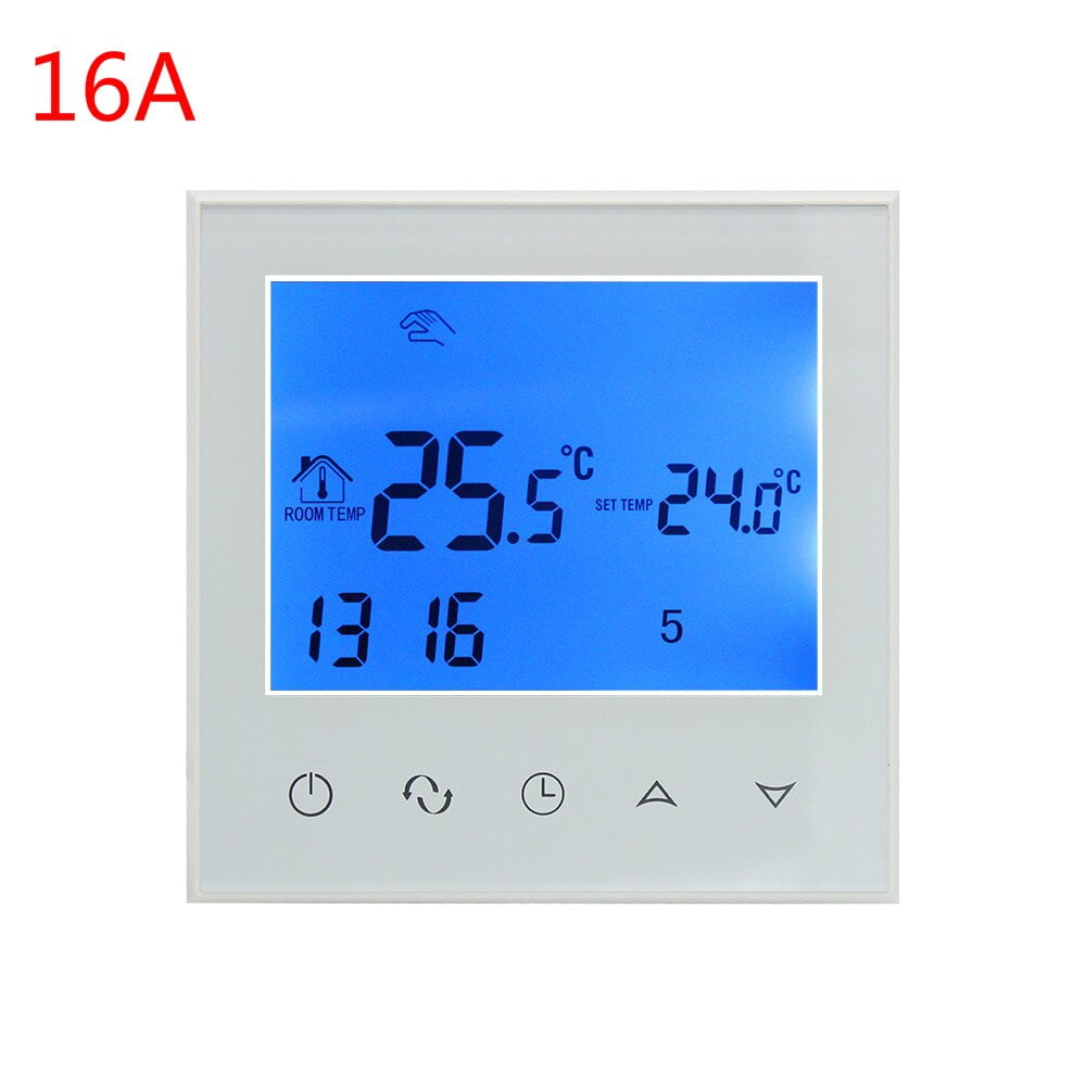 16A Electric Heating Water heating thermostat Room Touch Screen ...