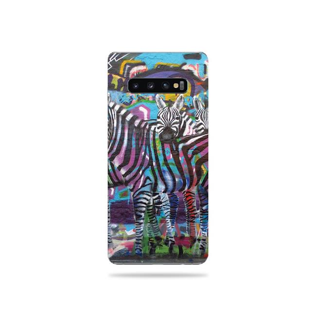 MightySkins SAGS10-Zebra Gang Skin for Samsung Galaxy S10 - Zebra Gang ...