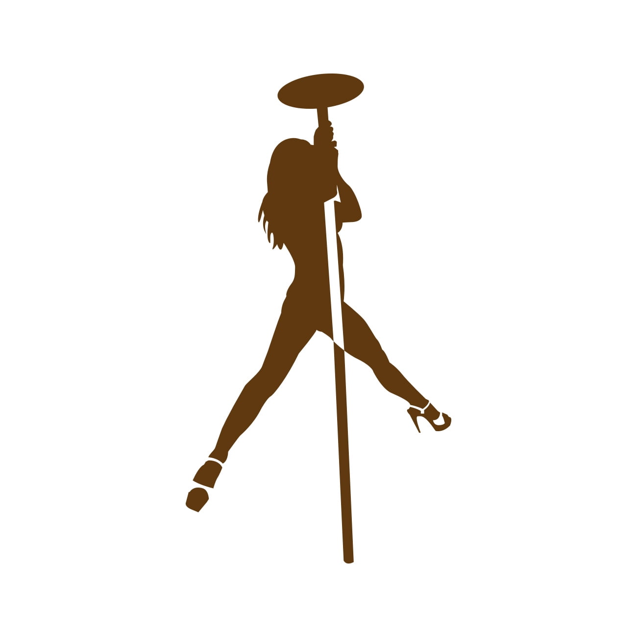 Sexy Stripper Girl Sticker Decal Die Cut Self Adhesive Vinyl