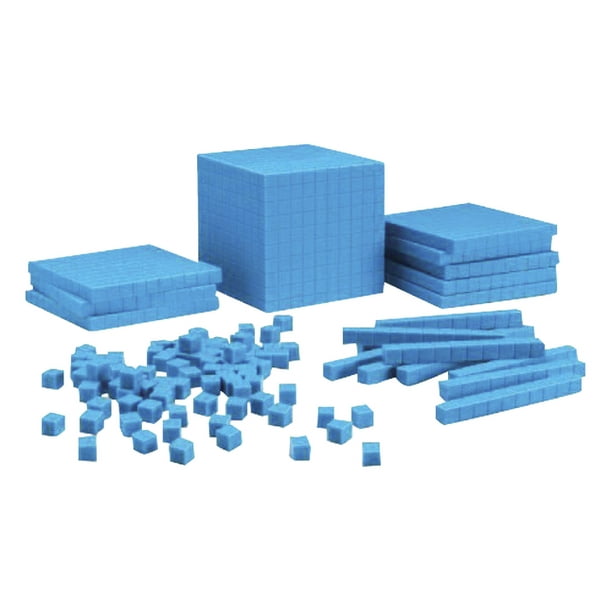 Learning Resources Plastic Base Ten Starter Kit, 141 Pieces, Ages 6 and ...